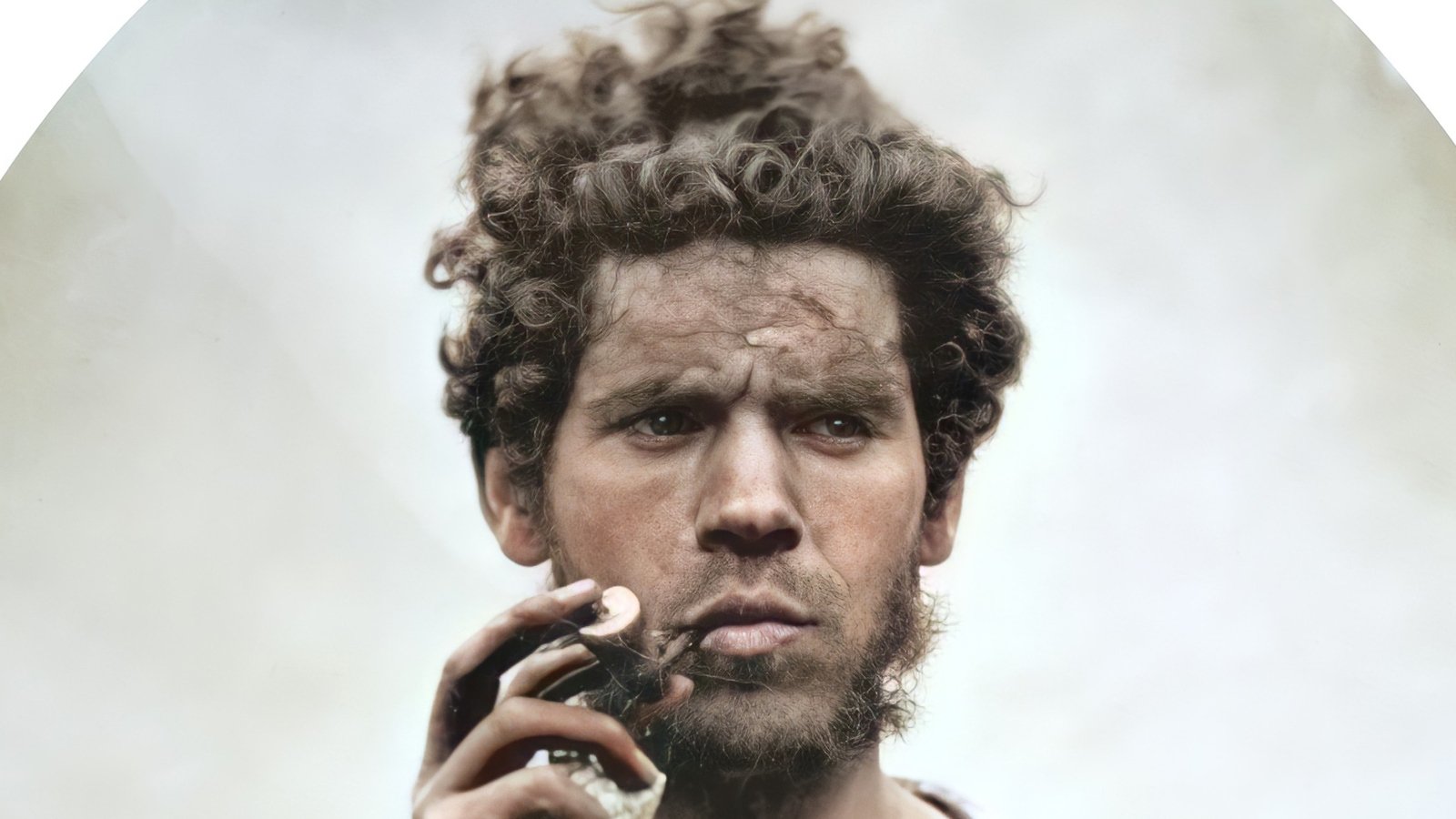 19th century in colour: an Irish labourer in the 1850s