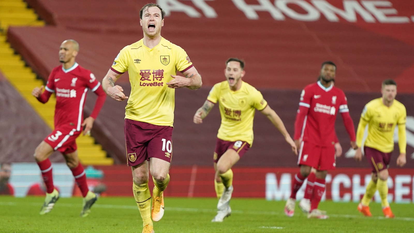 Barnes delivers Anfield rap as Liverpool lose at home