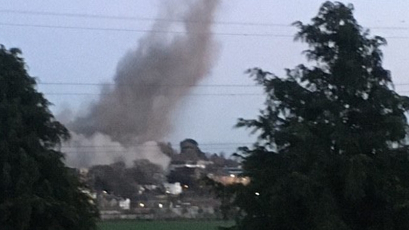 Buildings damaged after WWII bomb detonated in Exeter