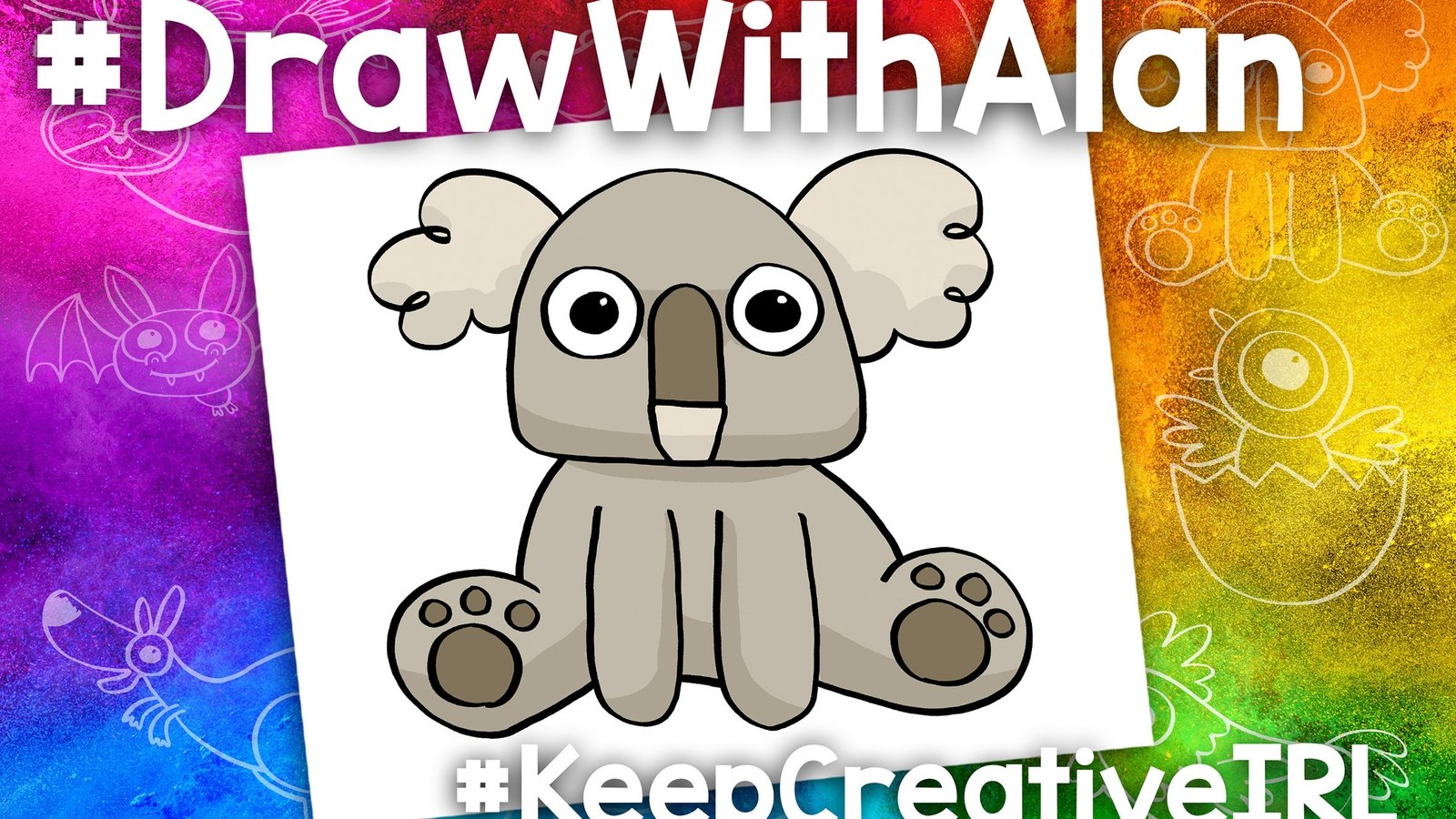 Draw With Alan - how to draw a koala!