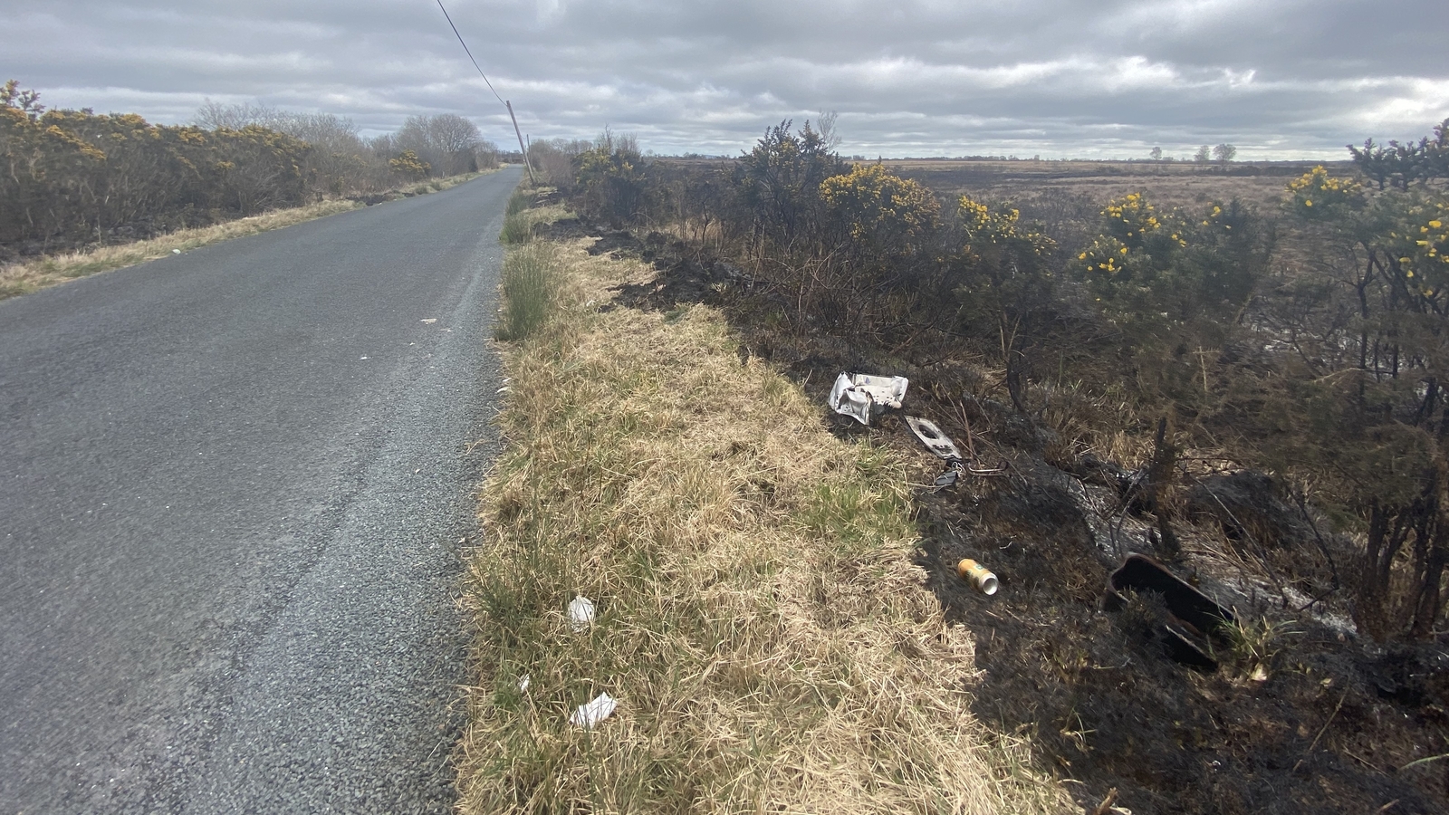 Calls to investigate littering following bog blaze