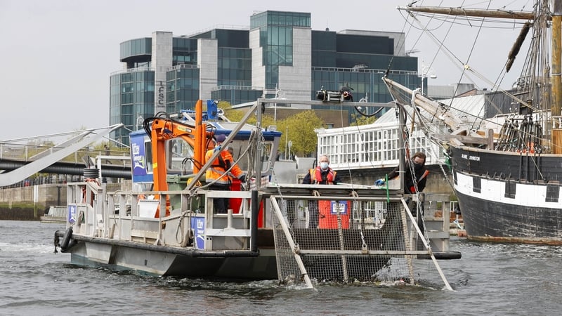 New vessel launched to clean Dublin's rivers