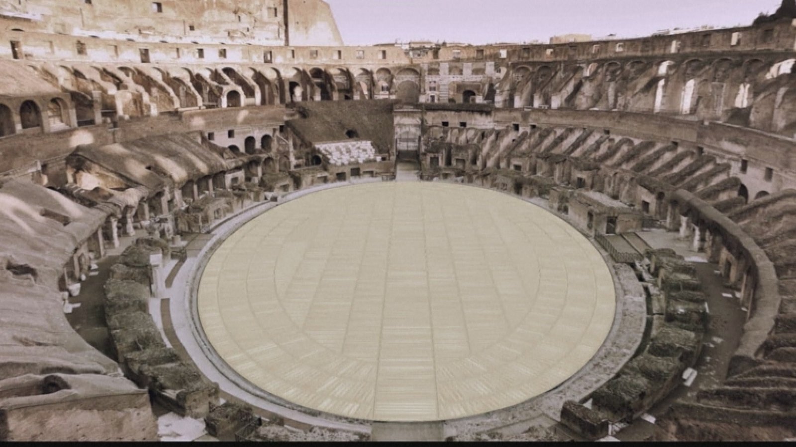 Italy unveils new hi-tech floor design for Colosseum