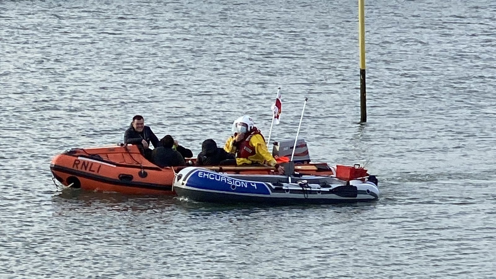 Dinghy passengers 'grateful' after rescue by Howth RNLI
