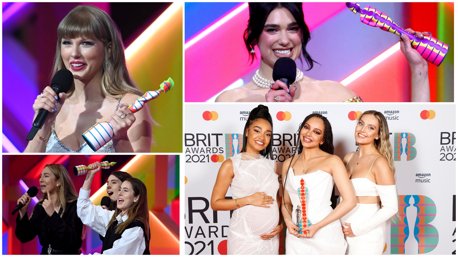 Female artists dominate Brit Awards with historic wins