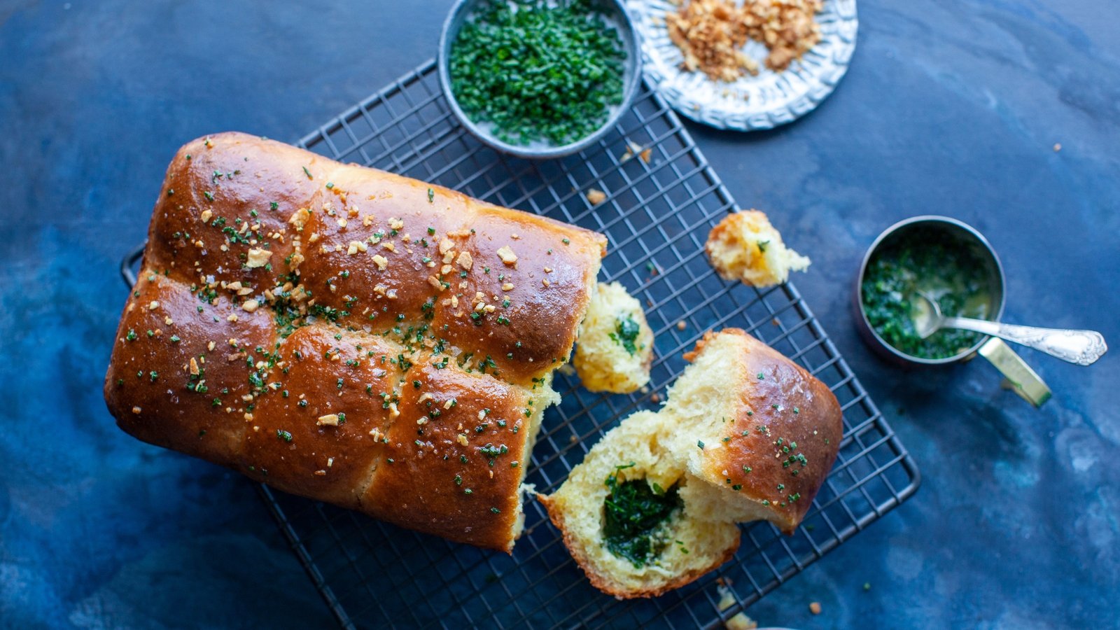 Brioche garlic bread: Cook-In