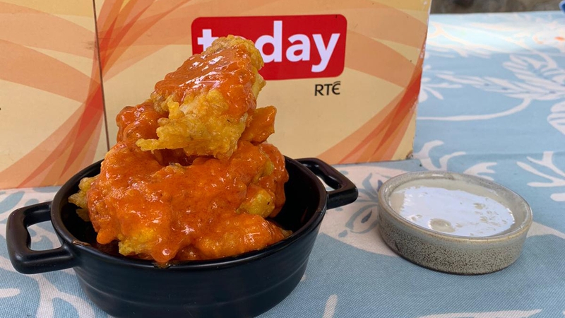 Mags Roche's cauliflower fritter "wings": Today