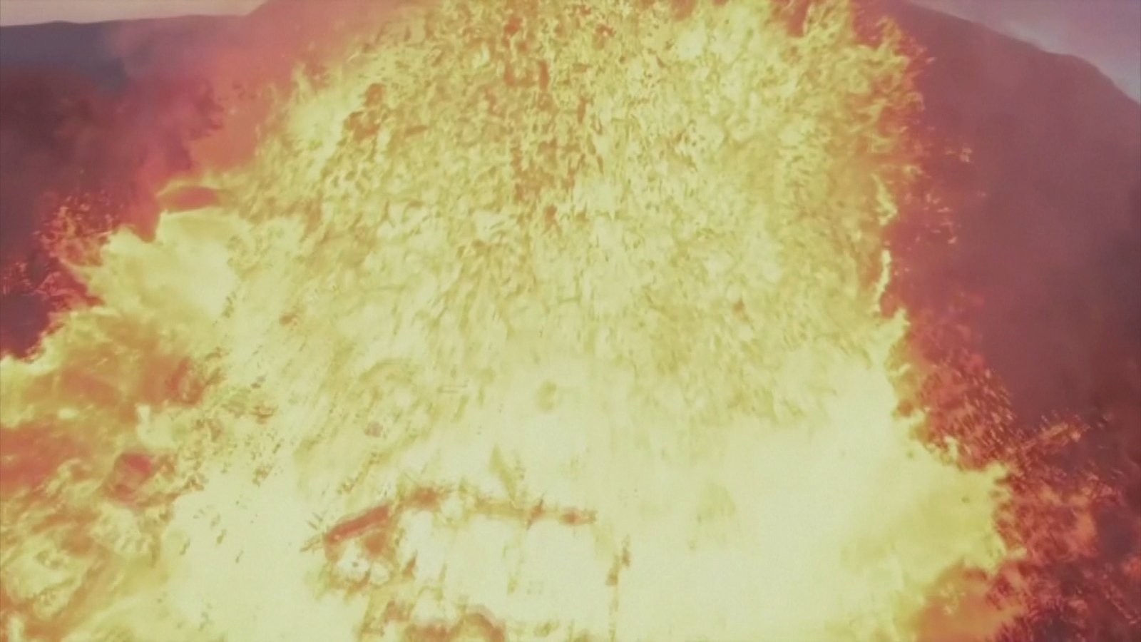 Drone Captures Moment It Crashes Into Erupting Volcano