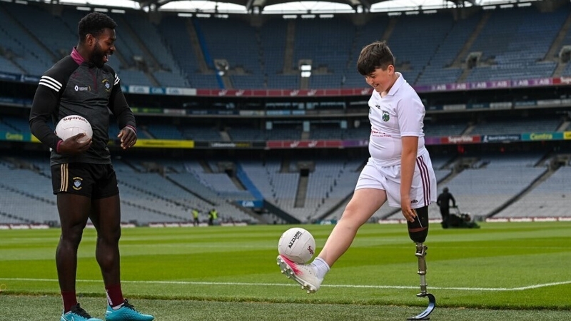 Young GAA player not hindered by losing leg in accident