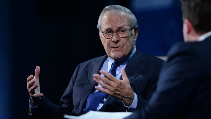 Former US Defense Secretary Donald Rumsfeld dies