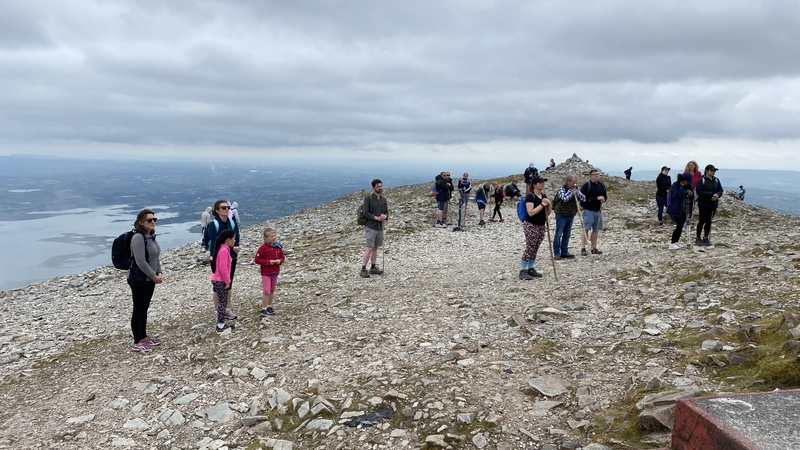 'As many reasons as climbers' on Croagh Patrick