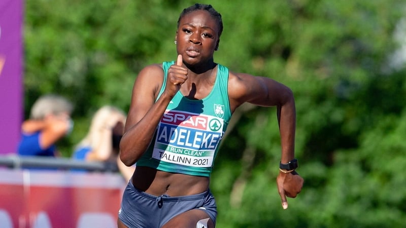 Adeleke breaks her own 200m Irish record in Texas