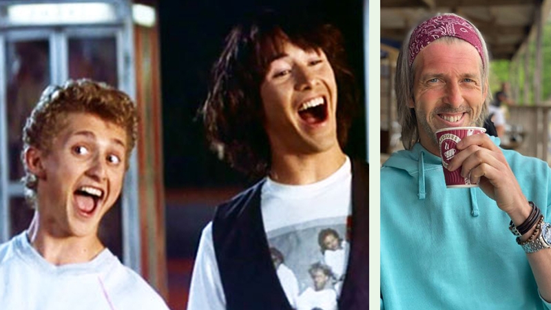 Bill & Ted star supports fan after tumour diagnosis