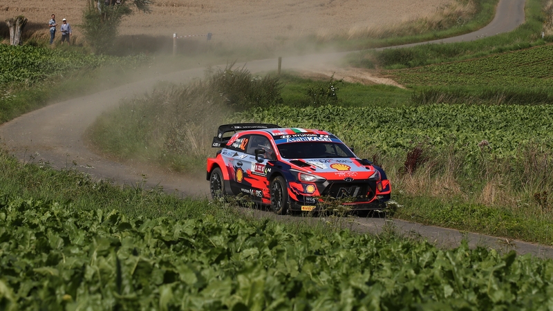 Craig Breen sits second at Ypres Rally Belgium