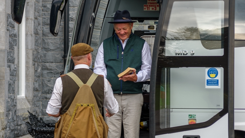 Actor Bill Murray continues Irish golfing tour in Mayo