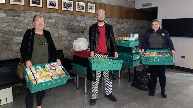 Nearly €12,500 donated to UCC student union food bank