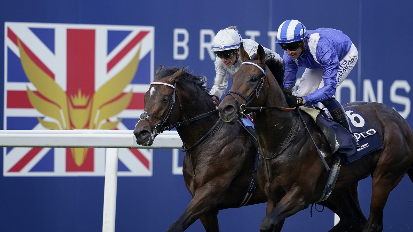 British Champions Day: Baaeed beats Palace Pier in QEII