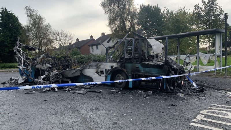 Bus hijacked and set on fire in Co Down