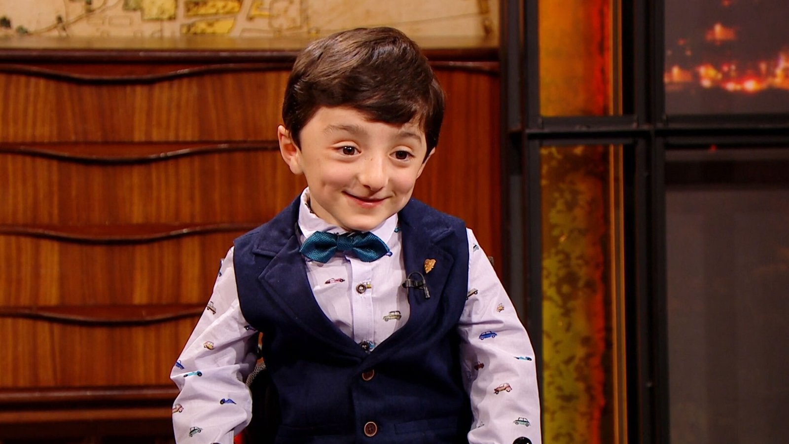 Toy Show's Adam hosts part of the Late Late Show