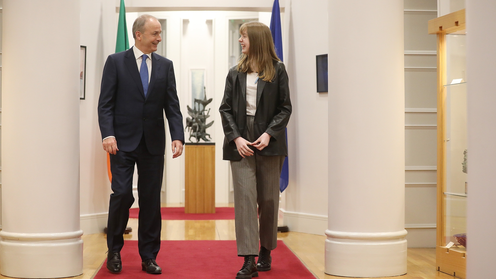 Kids Take Over: Liadh talks climate with the Taoiseach