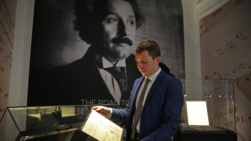 Rare Einstein papers set record at Paris auction