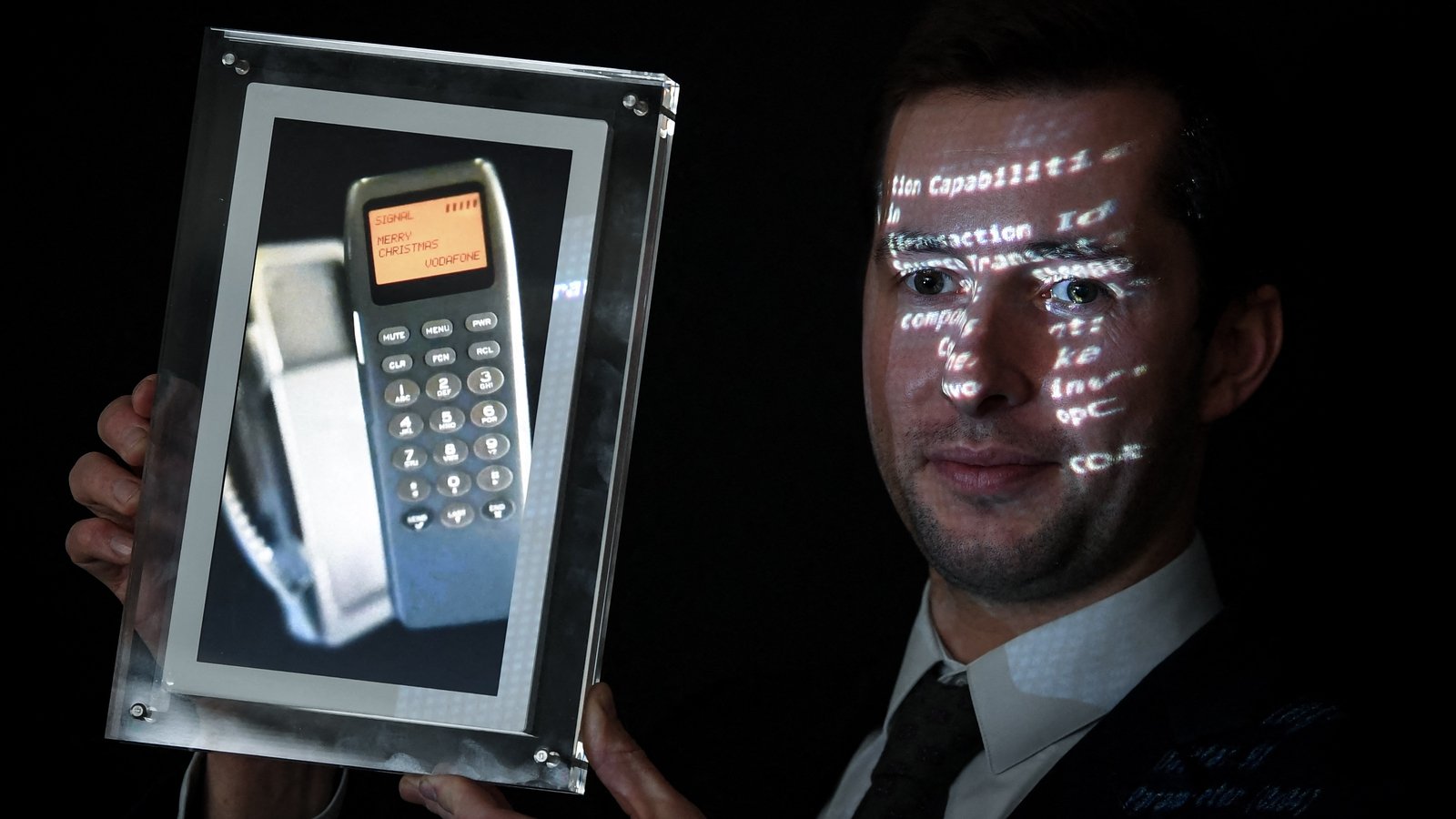 First ever text message sells for over €100k at auction