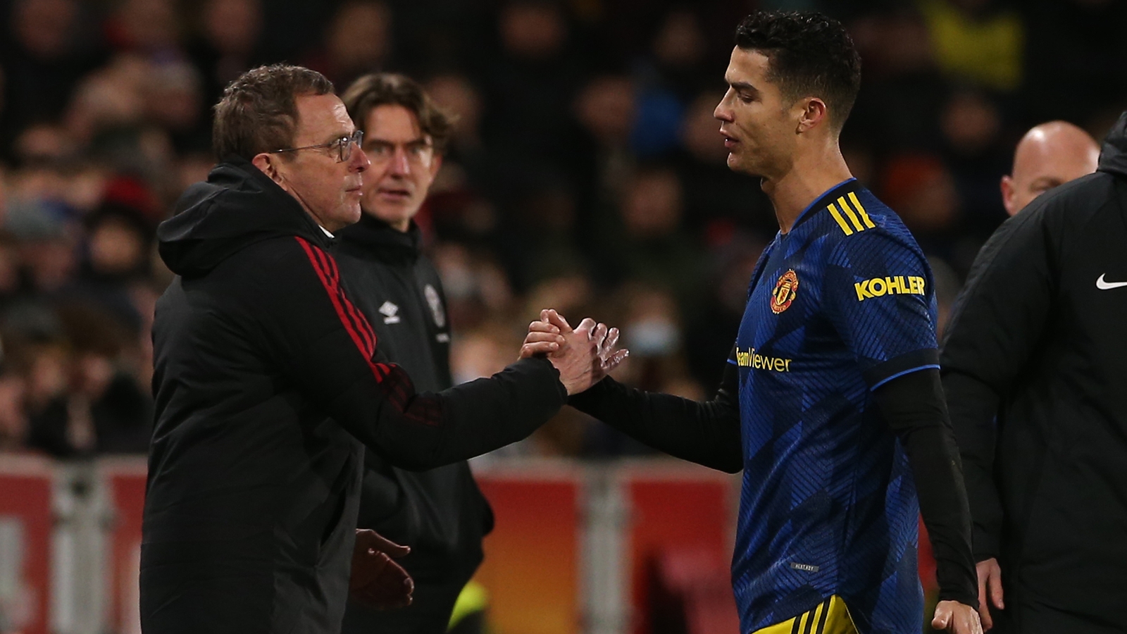 Rangnick defends decision to replace raging Ronaldo