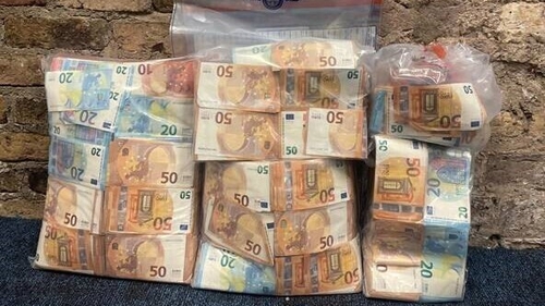 Two held after €374,000 in cash seized in Dublin
