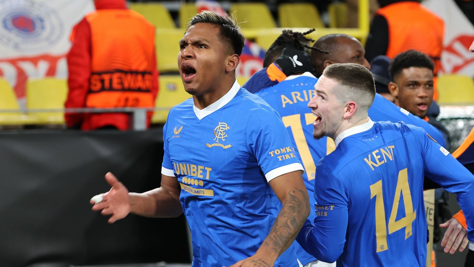 Rangers storm to stunning Europa League win at Dortmund