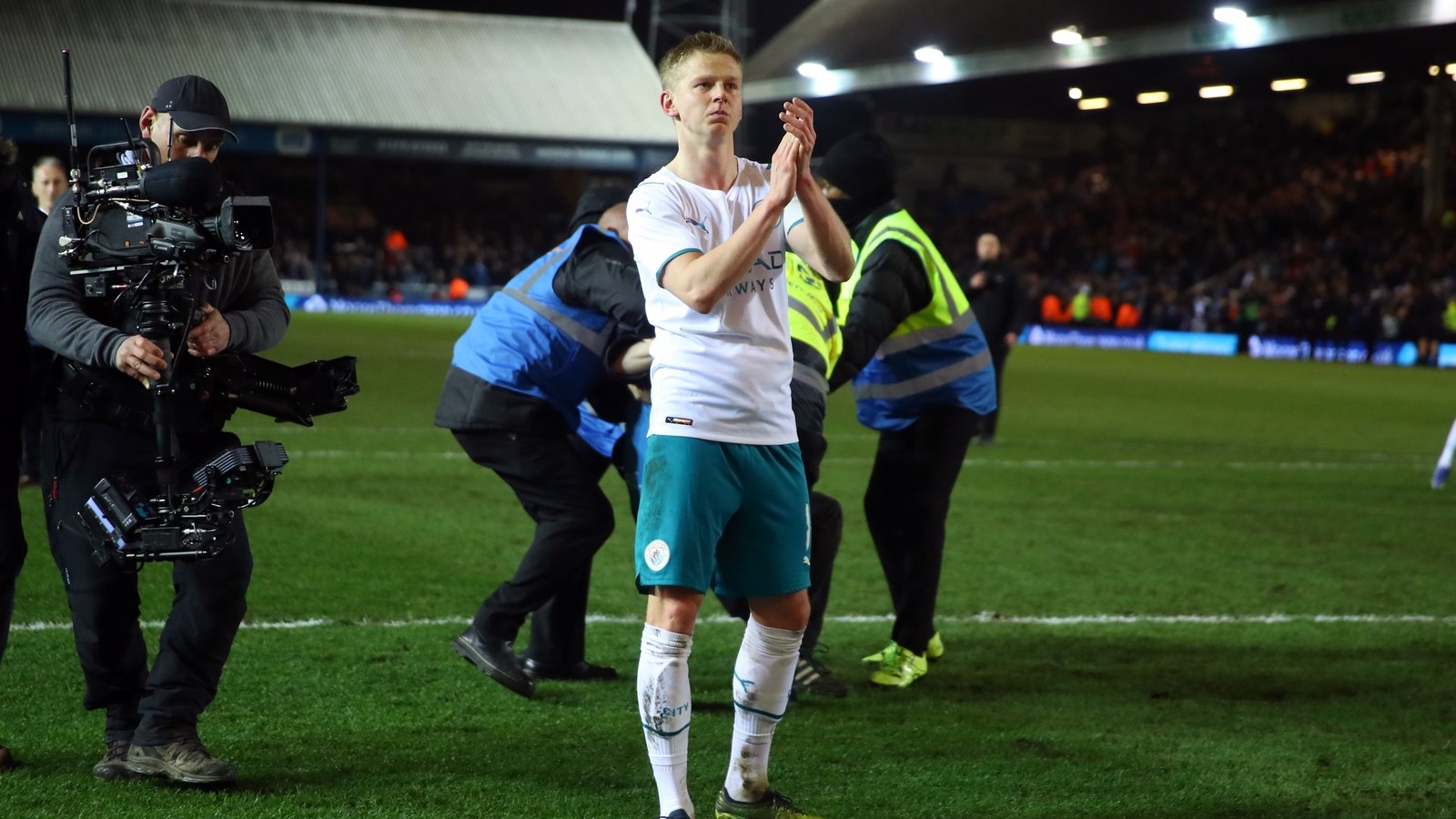 Pep: Playing football is best for Zinchenko