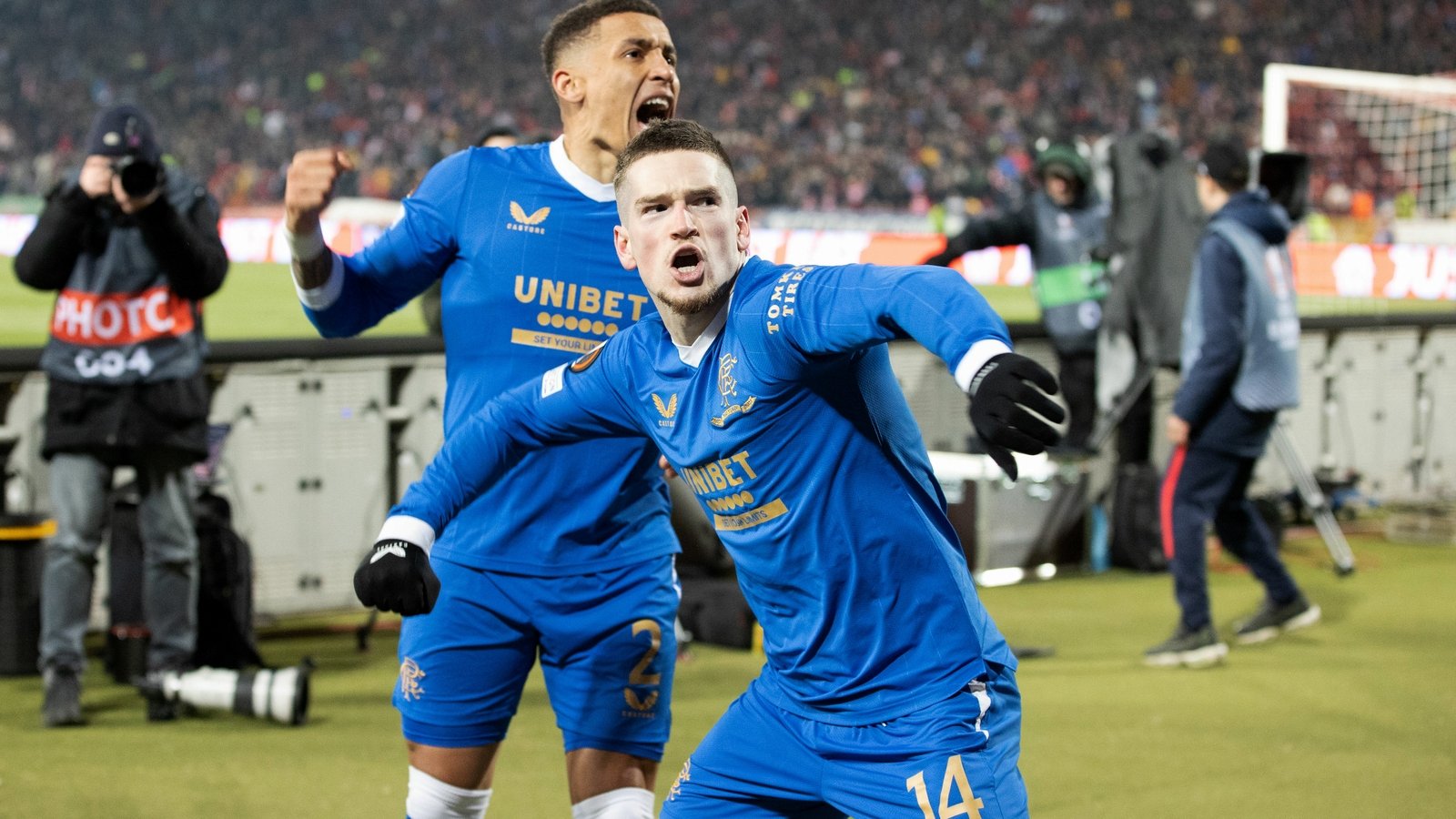 Kent goal key as Rangers maintain advantage in Belgrade