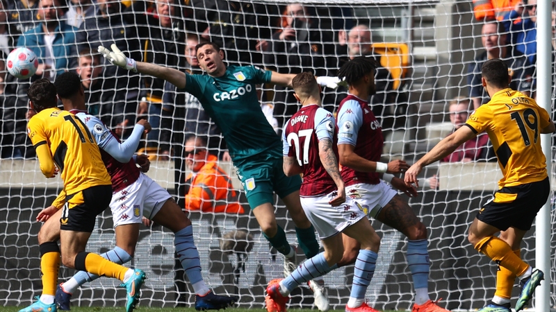 Premier League: Wolves beat Villa to boost Euro hopes