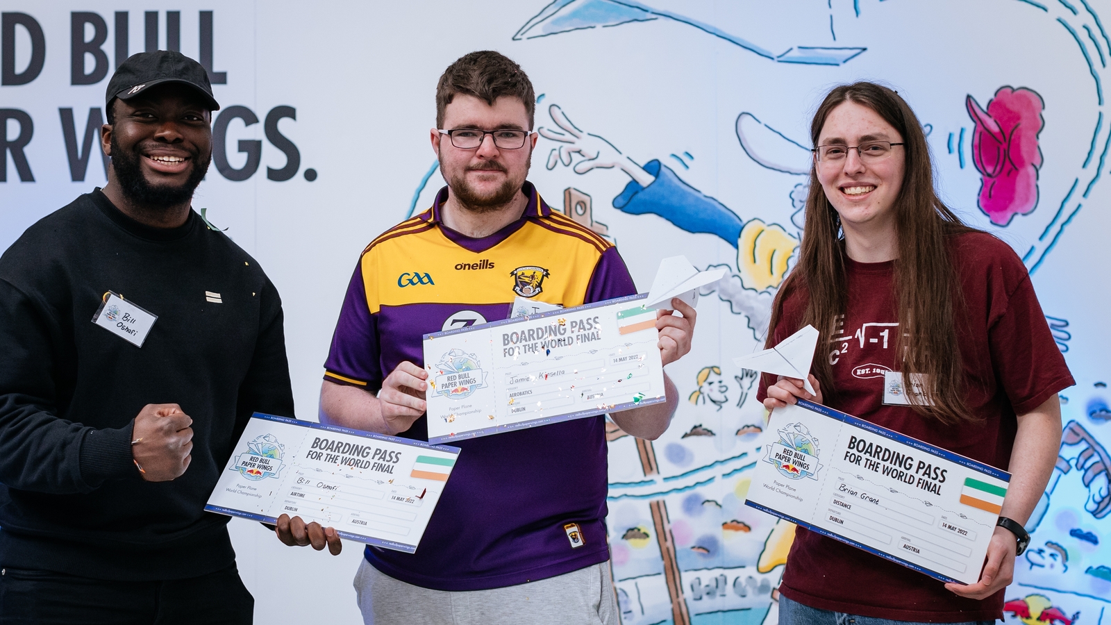 Ireland is set to compete at a global paper plane competition