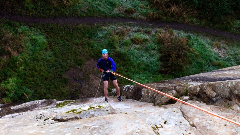 Getting to grips with rock climbing in Dublin's Dalkey quarry