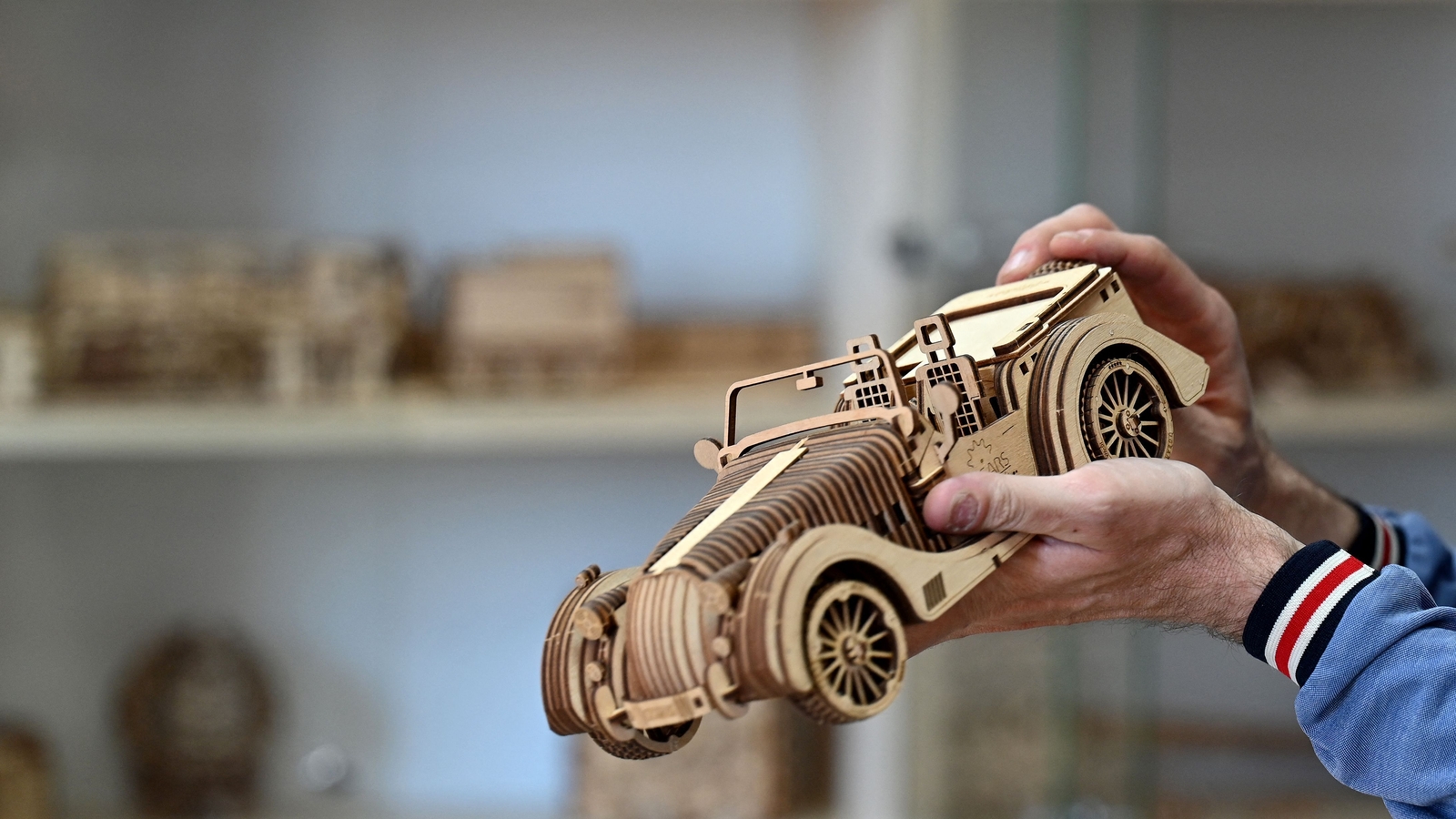 Ukrainian toy factory back in business after war damage