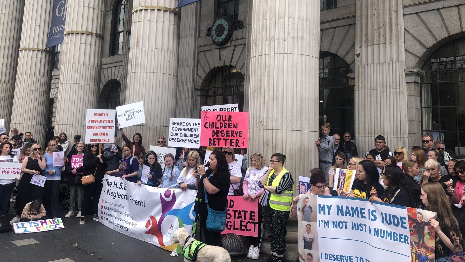 Parents of children with additional needs hold protests