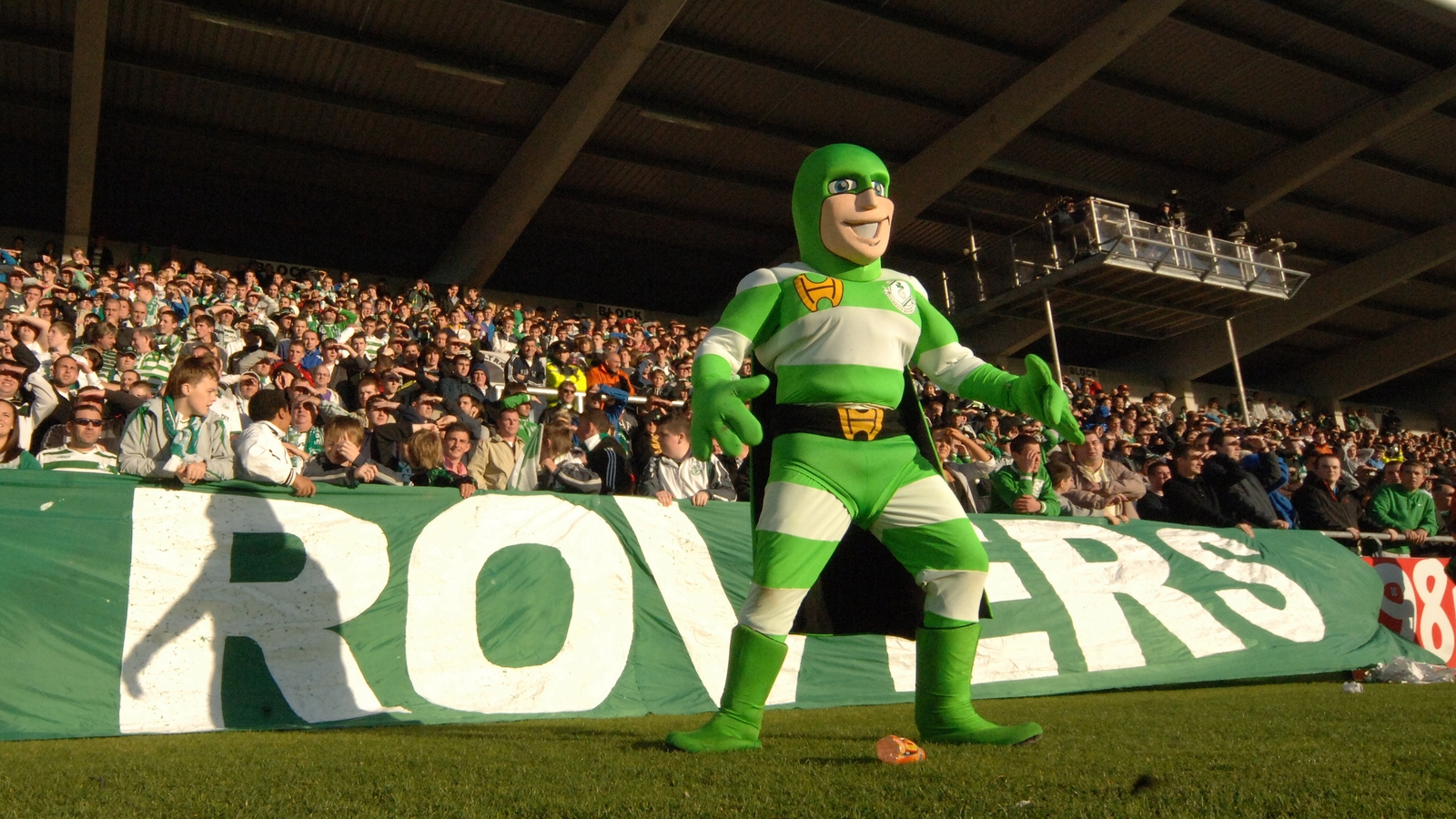 Shamrock Rovers fan on way home after Bulgaria arrest