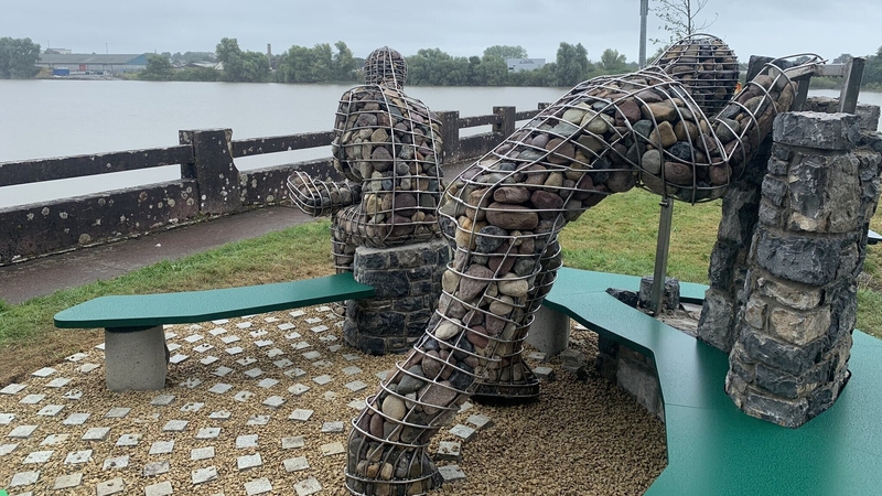 Commemorative bench in Limerick for 'giants' of charity