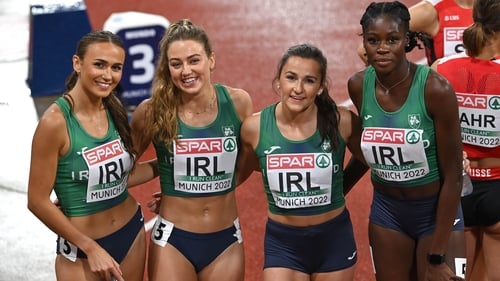 Ireland 4x400m team sixth, Shanahan eighth in 800m