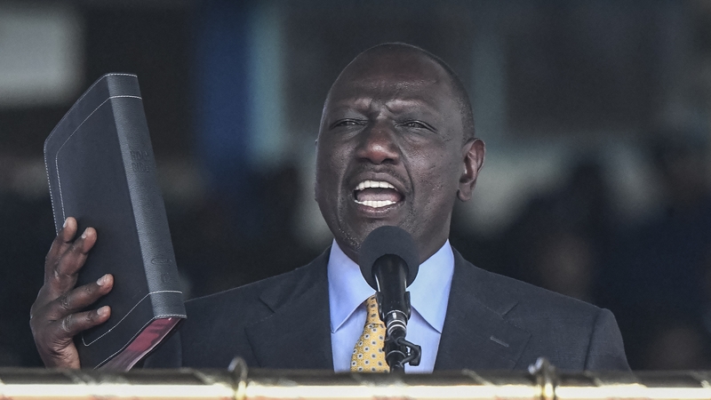 Kenya swears in its fifth president