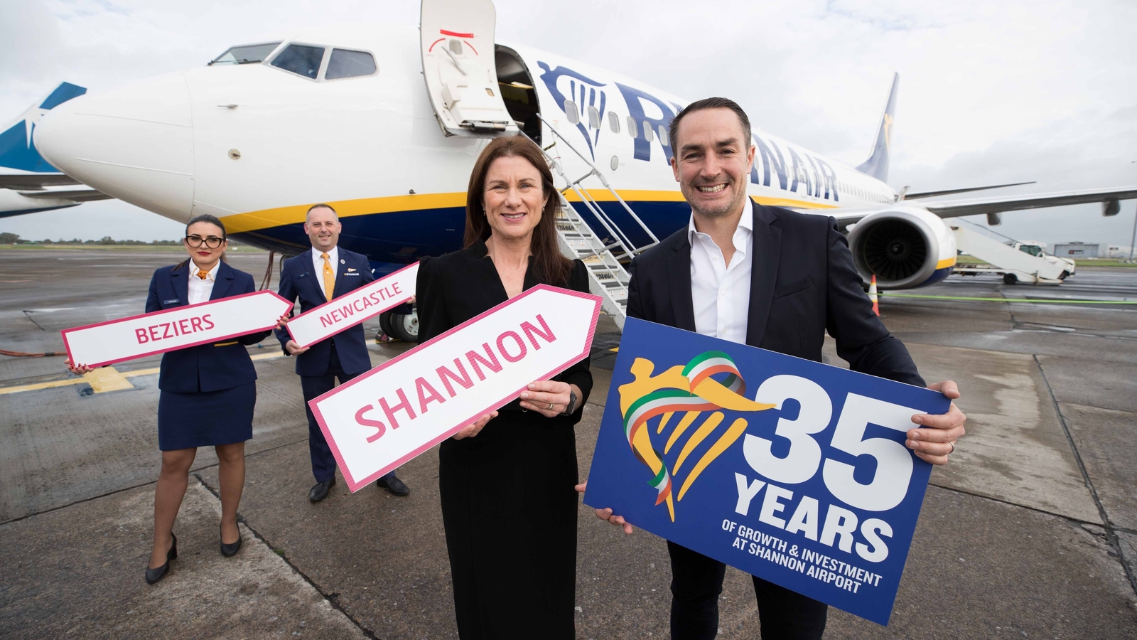 Ryanair to start flying two new routes from Shannon
