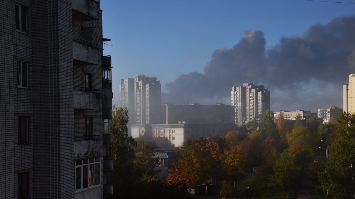 Lviv region of western Ukraine hit by strikes in mass Russian ...