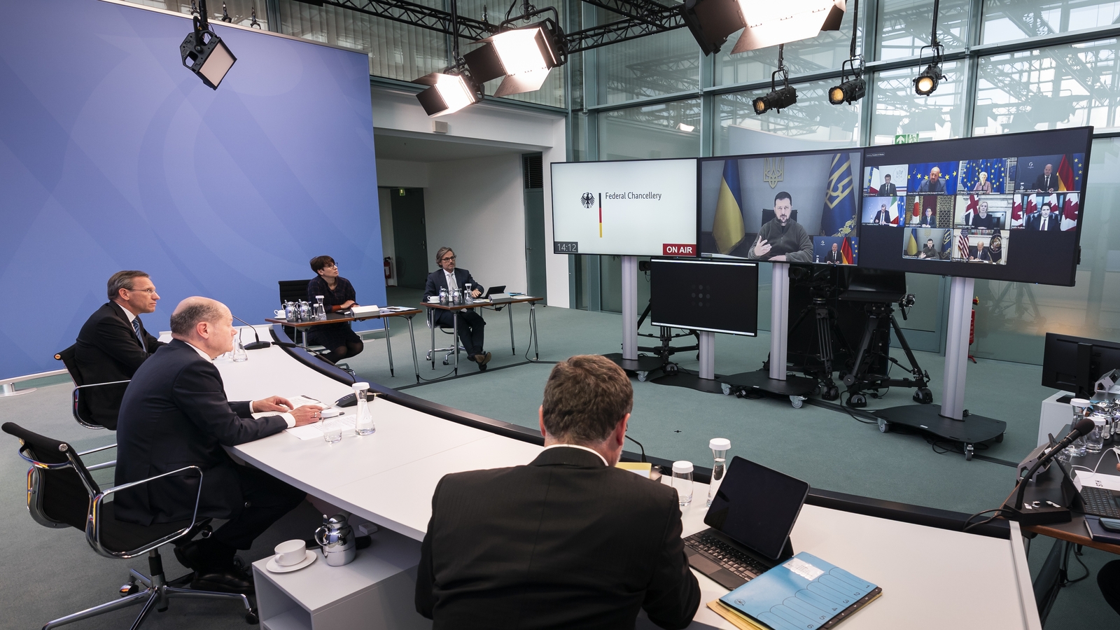 Zelensky asks G7 nations to help create 'air shield'