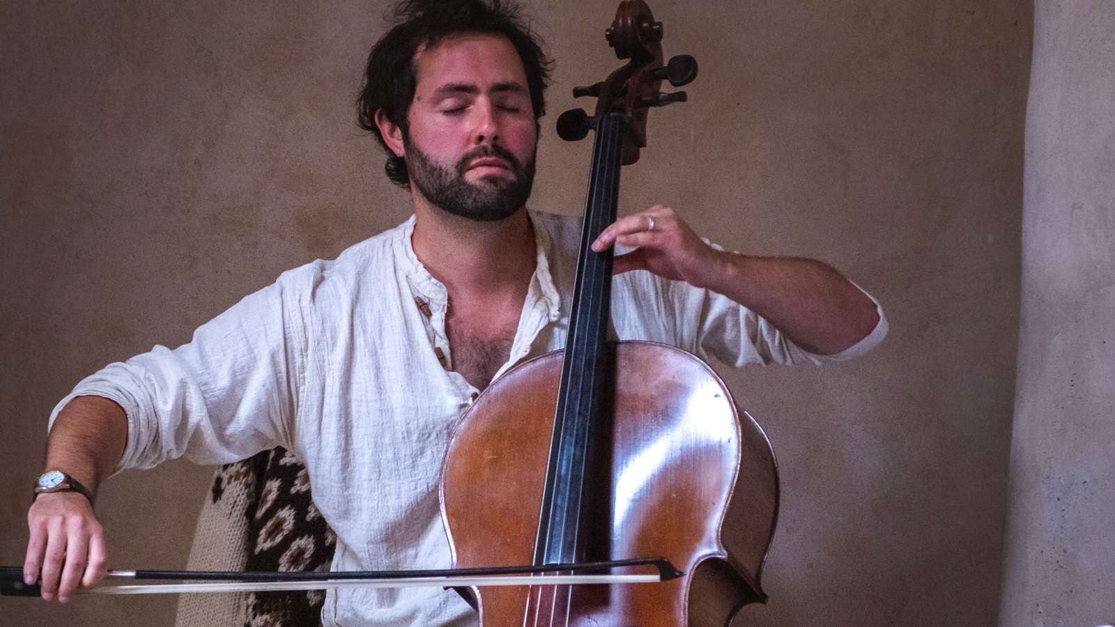 TikTok sensation Patrick Dexter brings his cello to new spaces