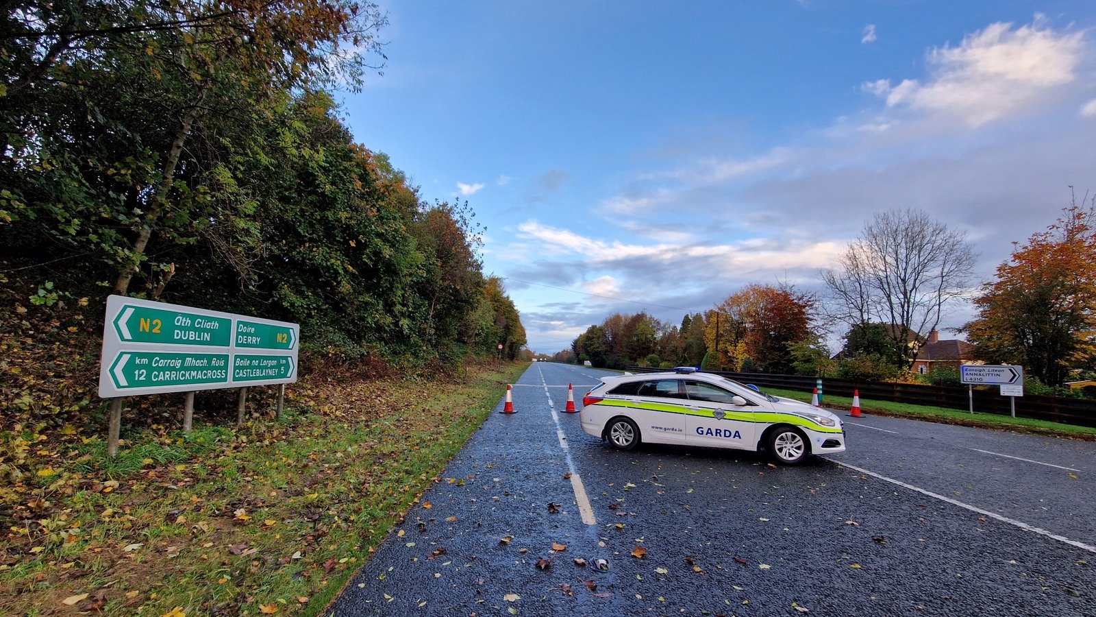 Two dead, one critically injured in Monaghan road crash