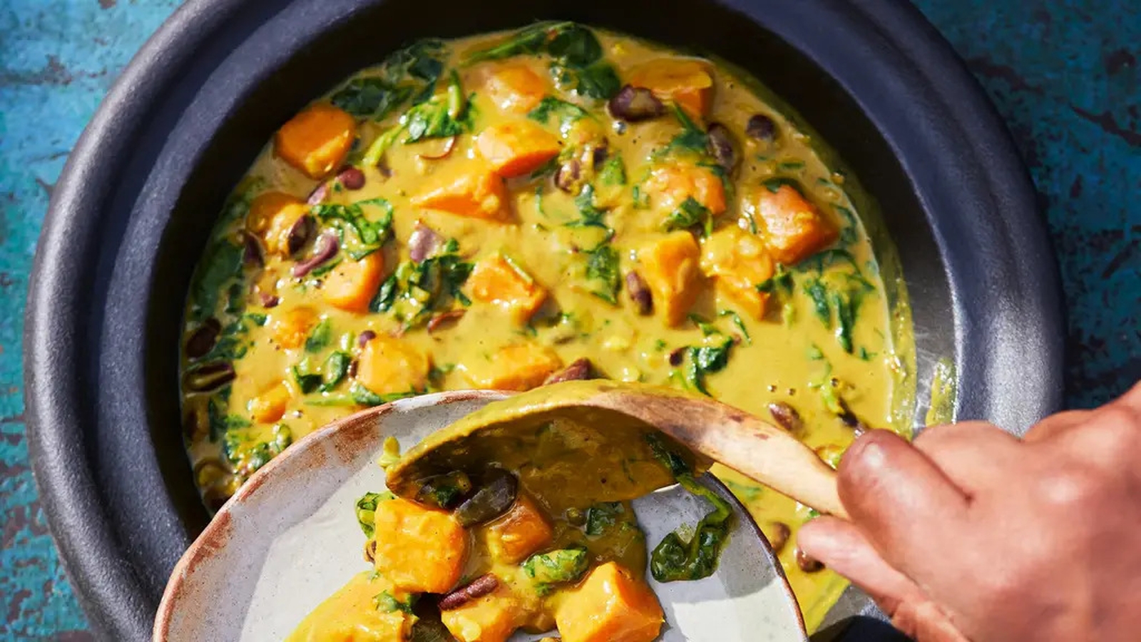 Melissa Thompson's peanut and sweet potato stew