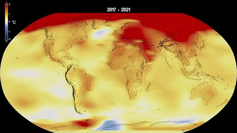NASA's climate time machine shows changes in our planet