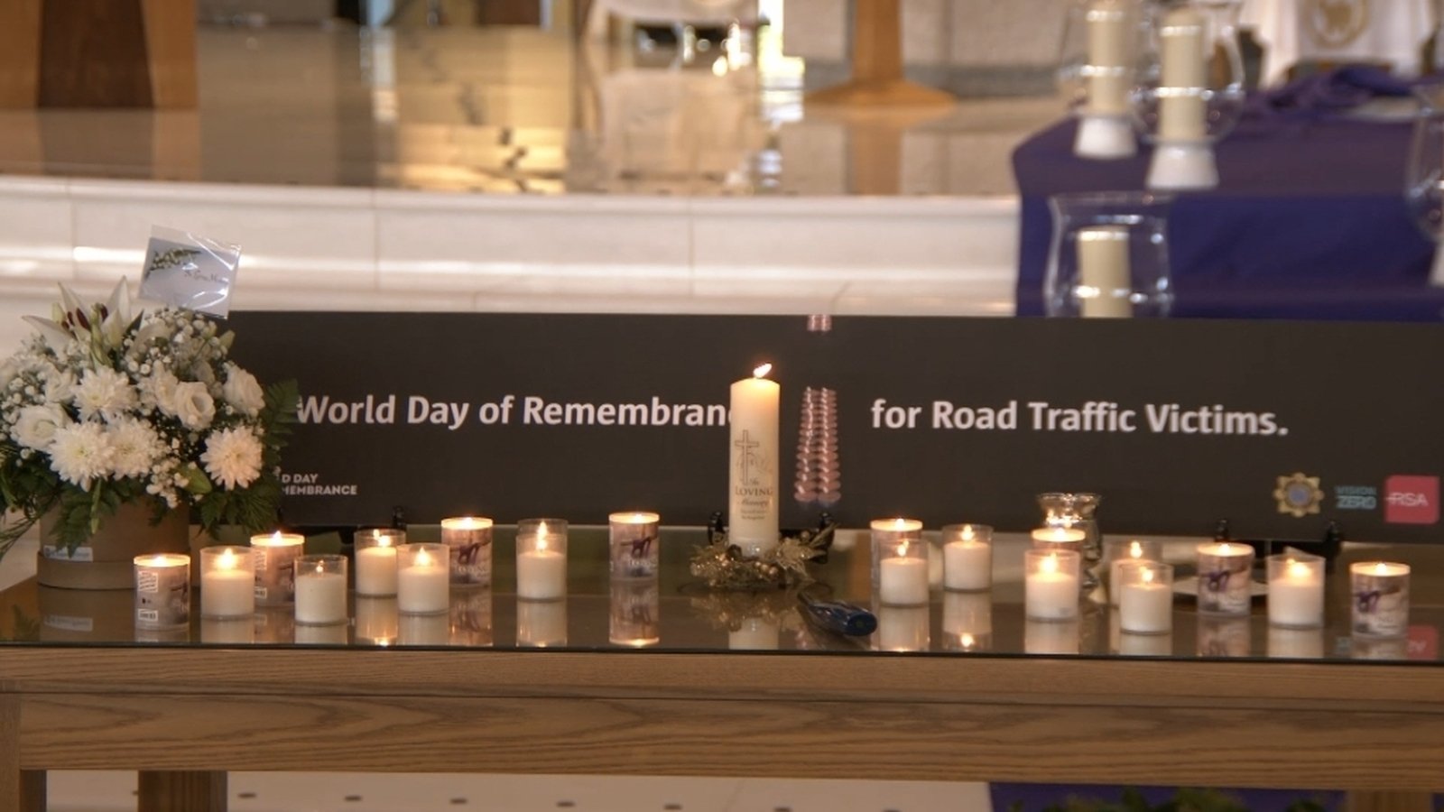 Services held to remember road crash victims