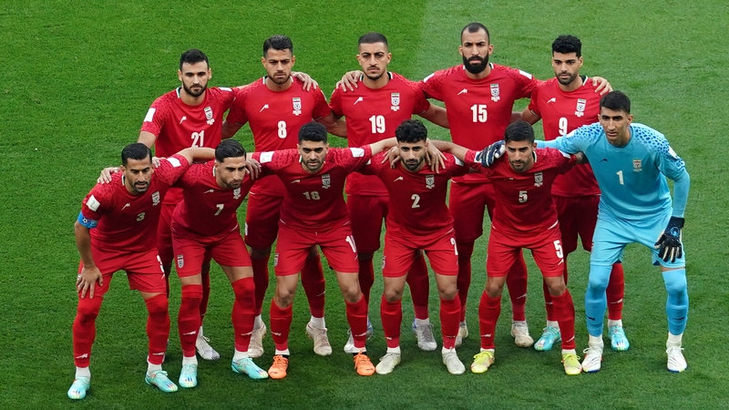 Iranian football squad declines to sing national anthem