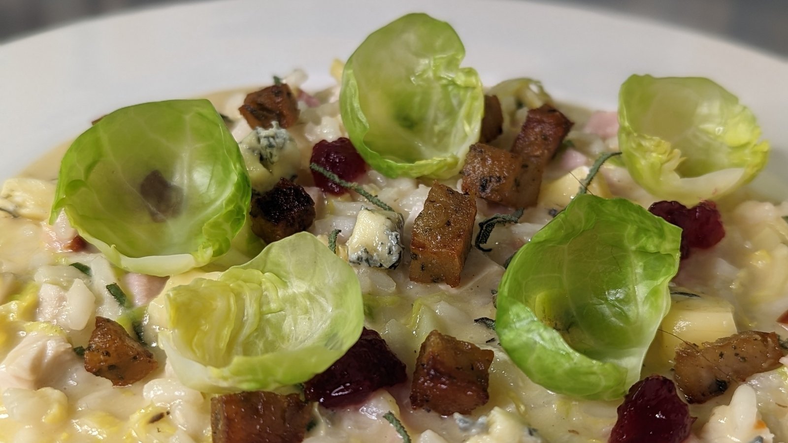 Eric Mathews' Thanksgiving leftovers risotto